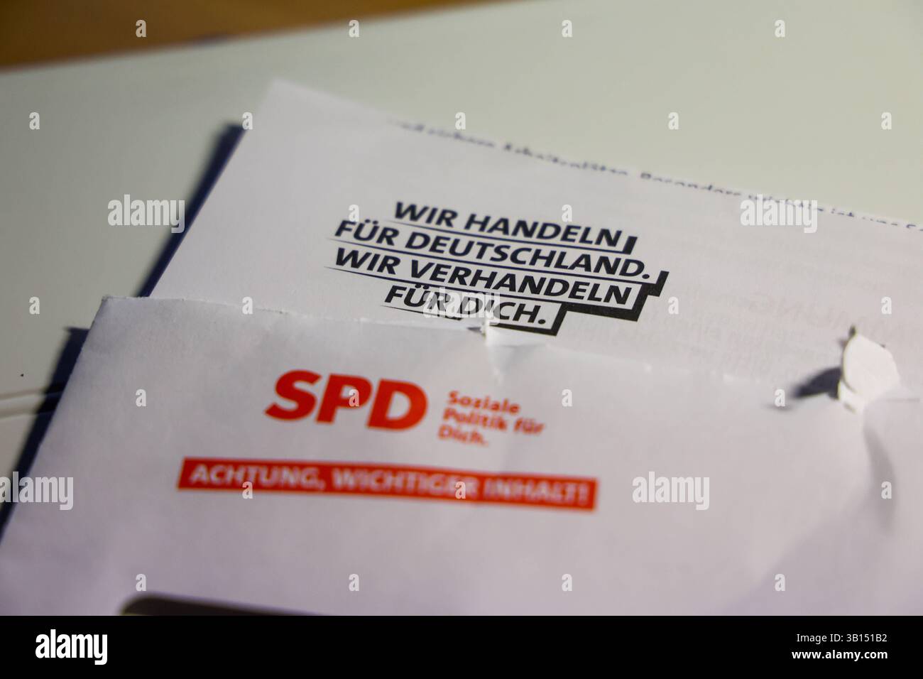 Mitgliedervotum der SPD. Die Mitglieder der SPD sind aufgerufen über ...