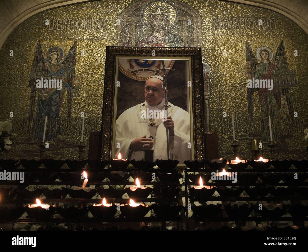 Manila, Philippines. 24th Apr, 2025. A much closer view of the framed ...