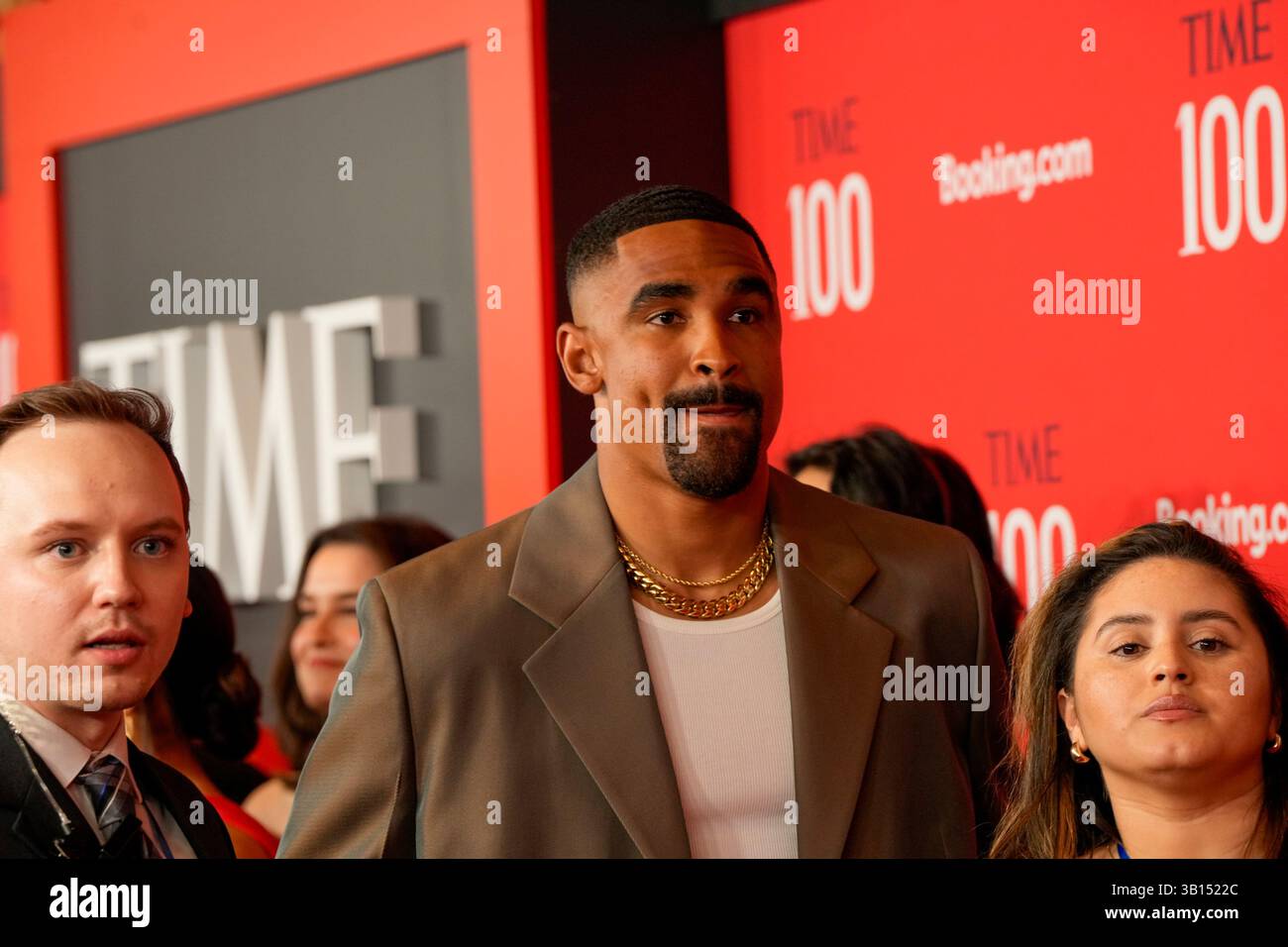 Jalen Hurts during the TIME 100 Most Influential People in the World ...