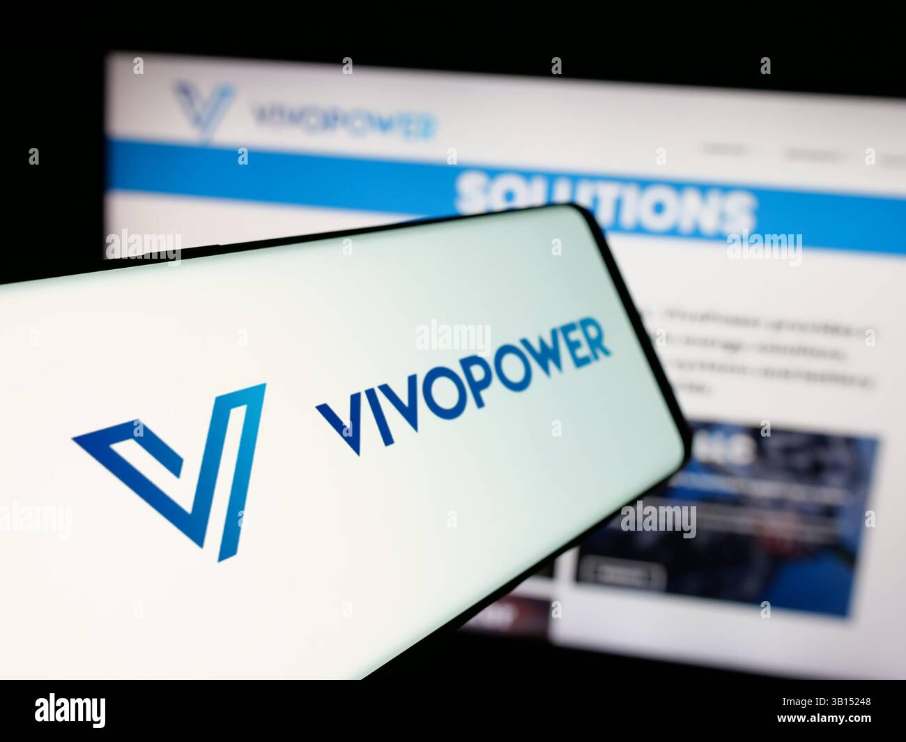 In this photo illustration, a smartphone with the logo of energy ...