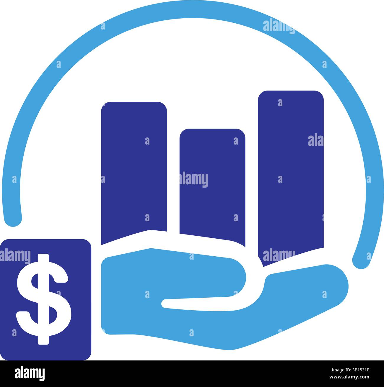 Financial planning concept hand Cut Out Stock Images & Pictures - Alamy