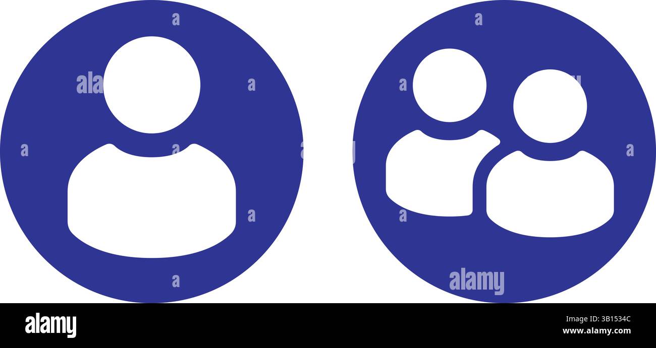 Icon users customers Cut Out Stock Images & Pictures - Alamy