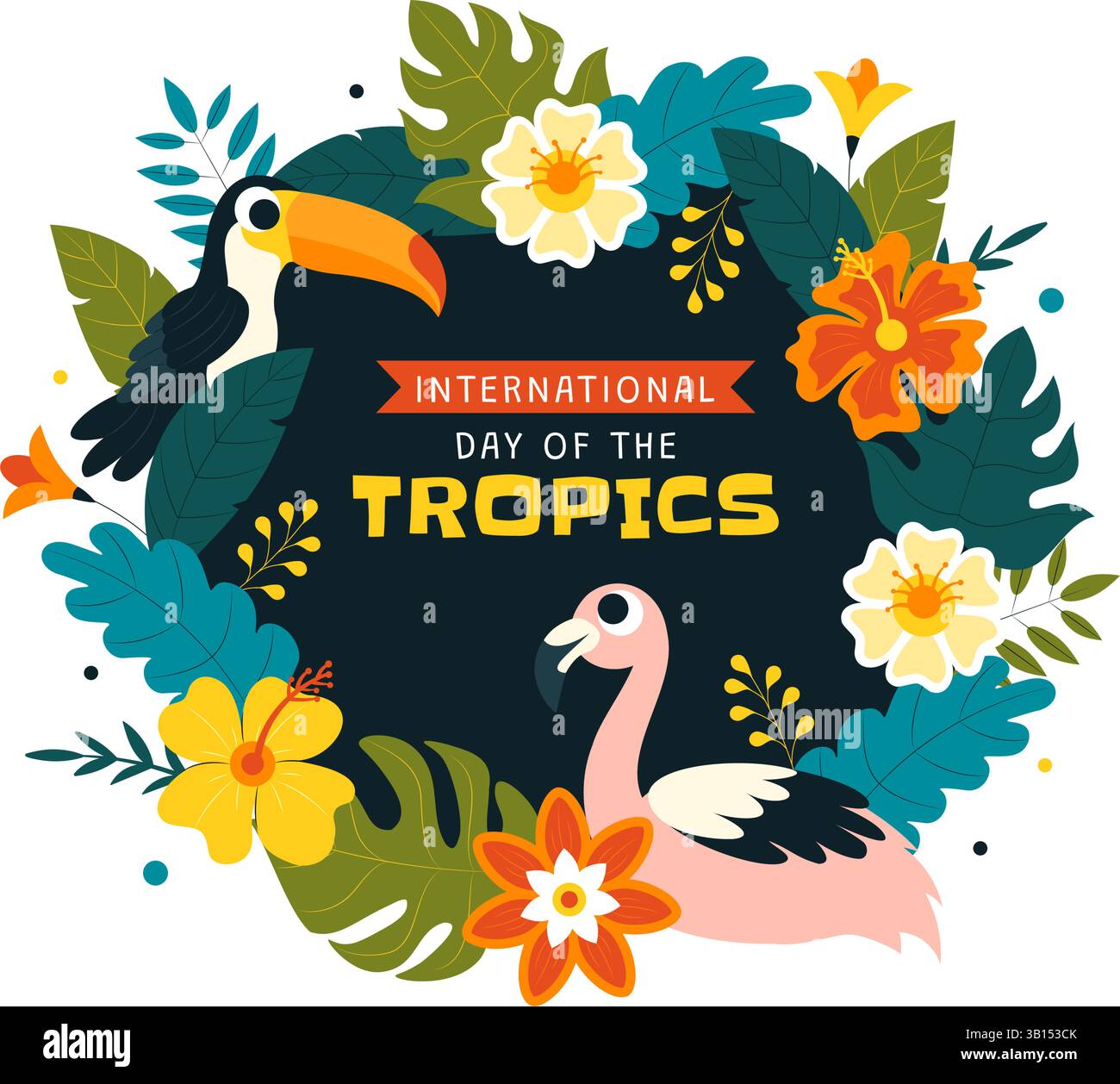 International Day of the Tropics Vector Illustration on June 29 ...