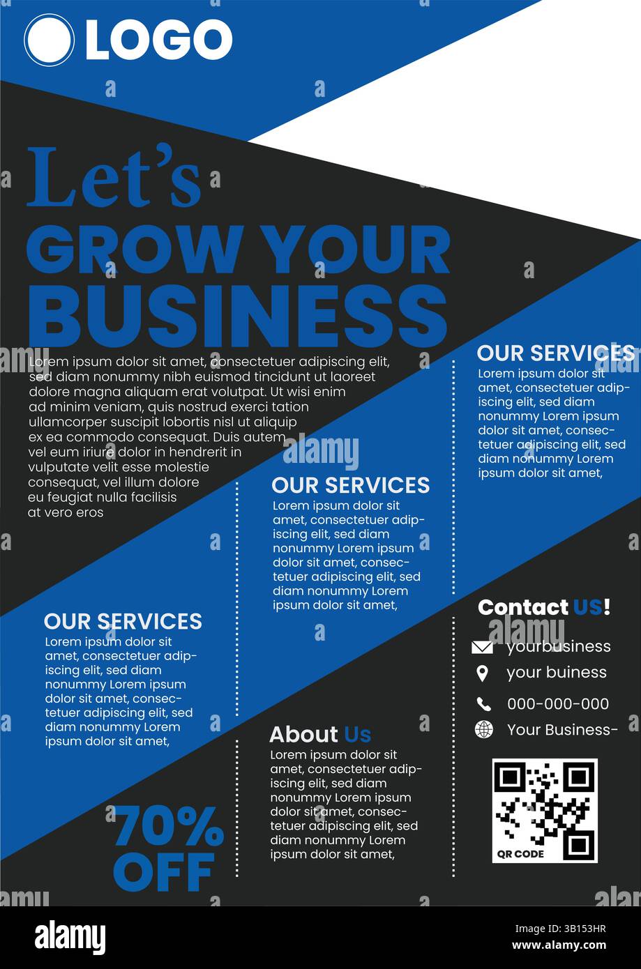 Modern Editable Business Flyer Template | Corporate Poster Design for ...