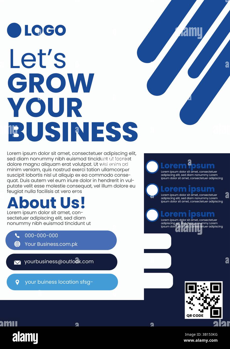 Modern Editable Business Flyer Template | Corporate Poster Design for ...