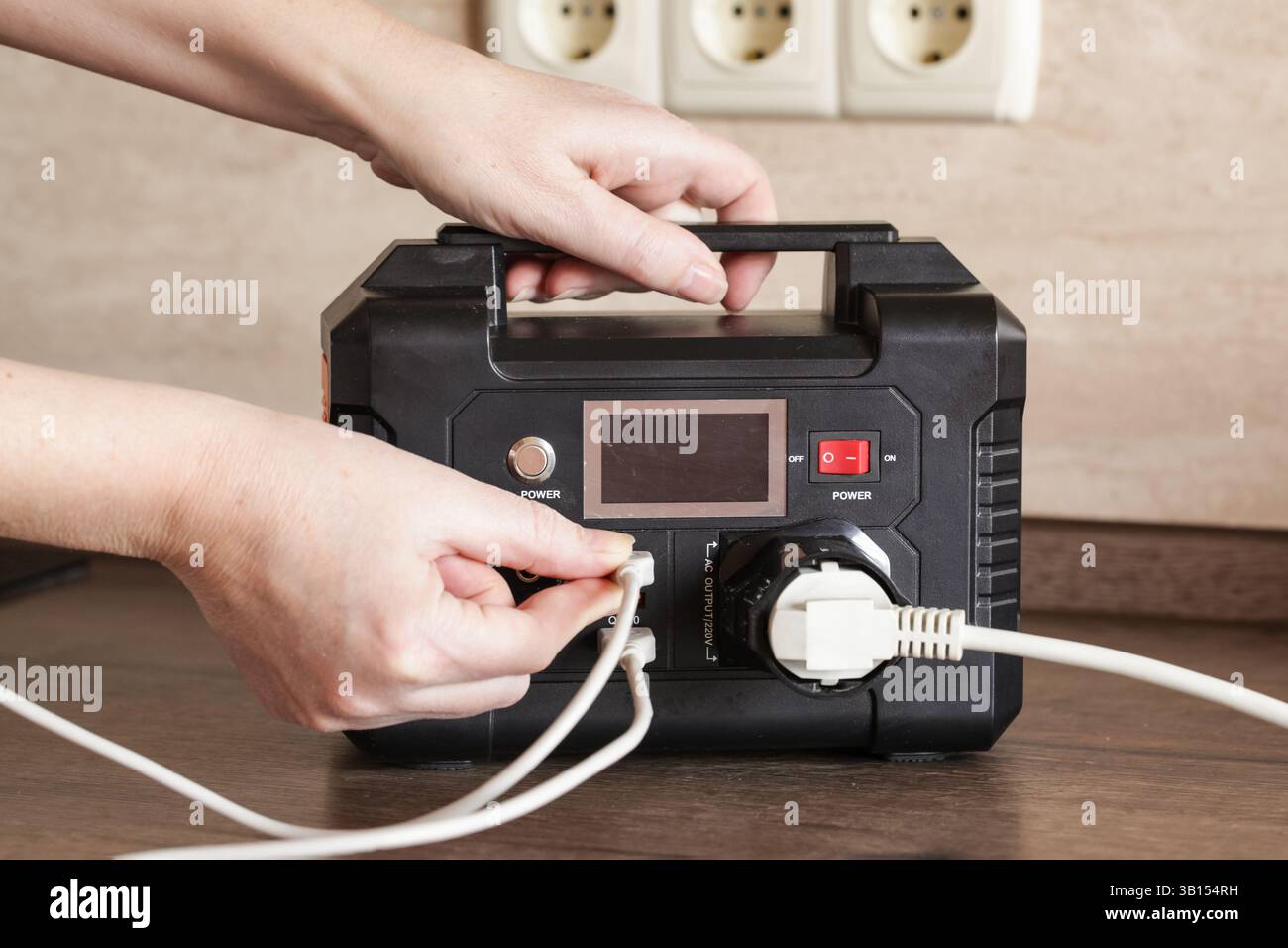 Portable Power Station and Multi-socket Extension Board with Chargers ...