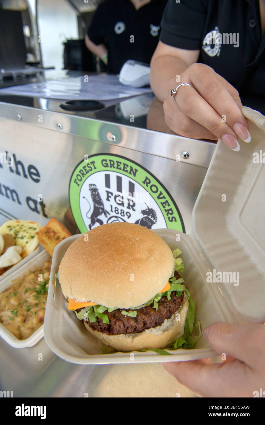 Vegan burger van hi-res stock photography and images - Alamy