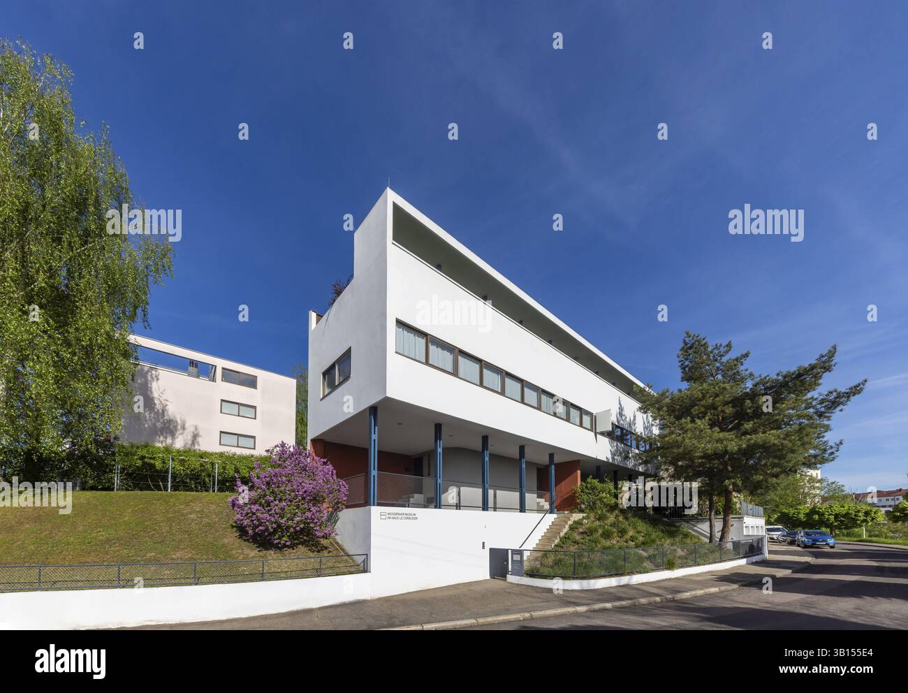 Weissenhof Estate on the Killesberg in Stuttgart. Museum in the ...