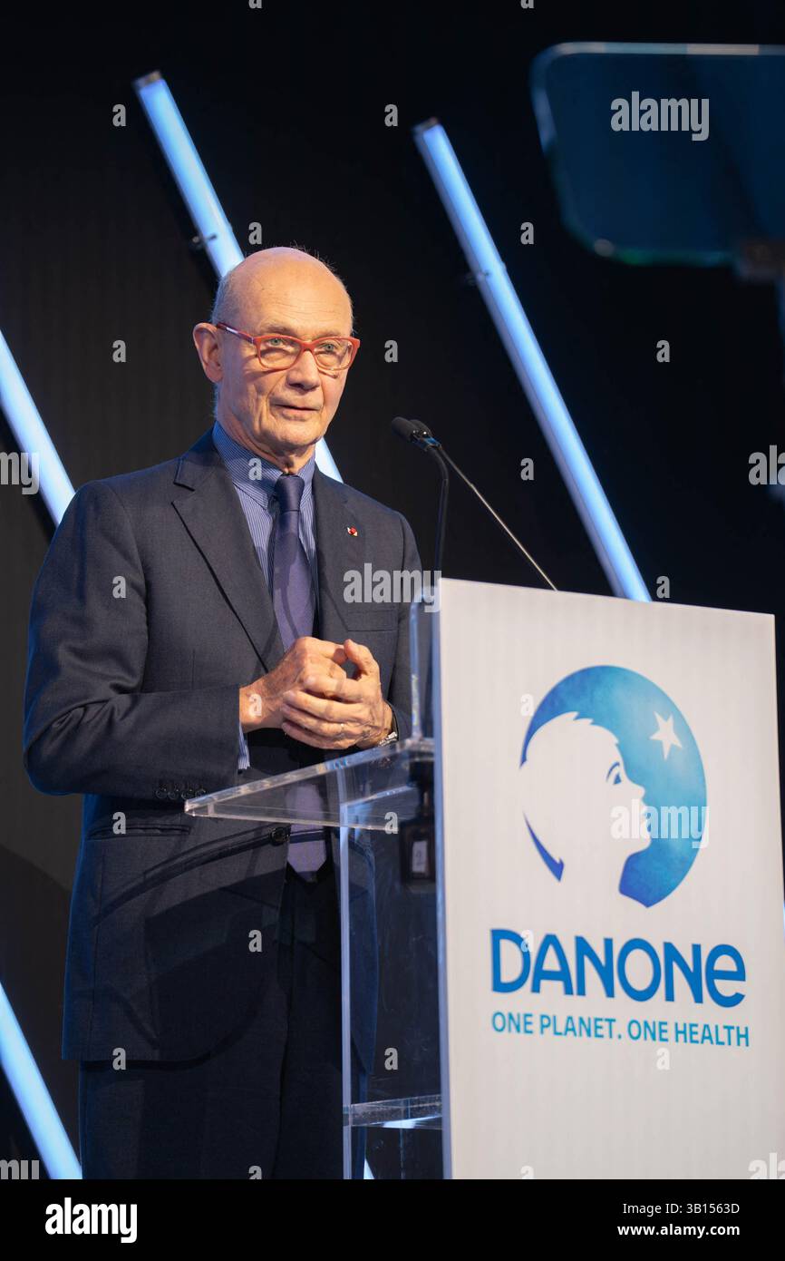 French company Danone Mission Committee Chairman, Pascal Lamy on the ...