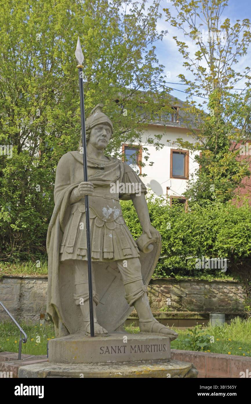 Saint Mauritius as leader of the Thebaic Legion by Jakob Jausel 1920 ...