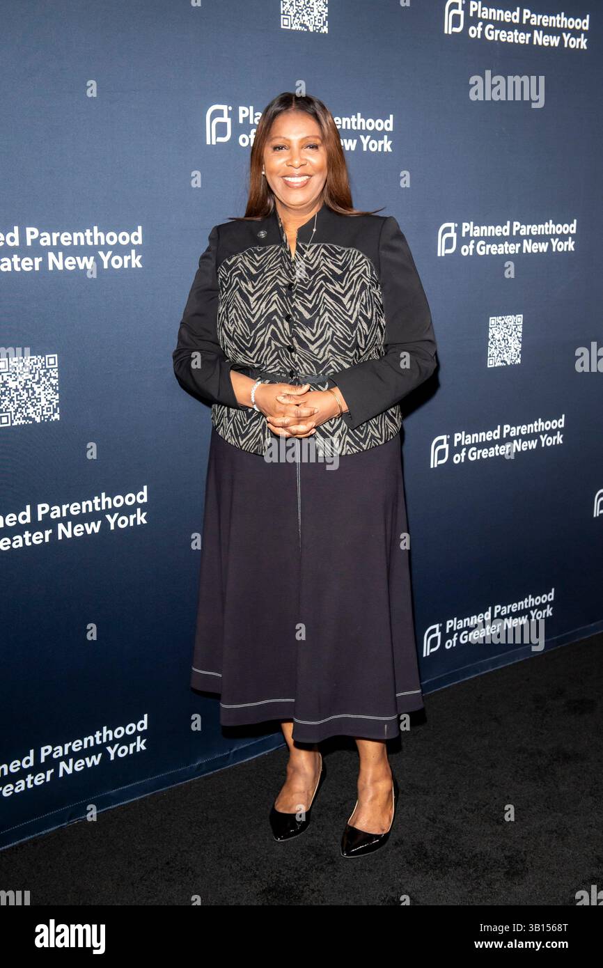 New York, United States. 24th Apr, 2025. Letitia James attends the 2025 ...