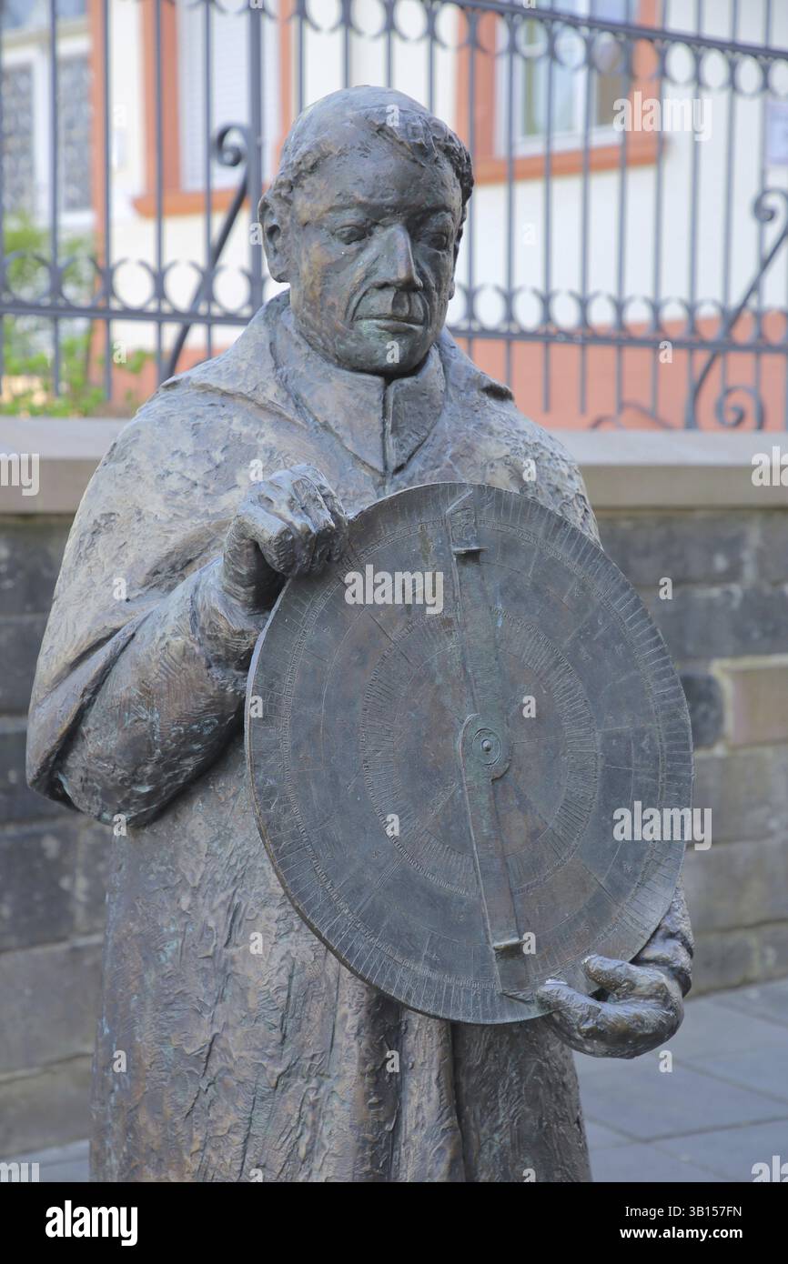 Monument to the medieval philosopher, mathematician and theologian ...