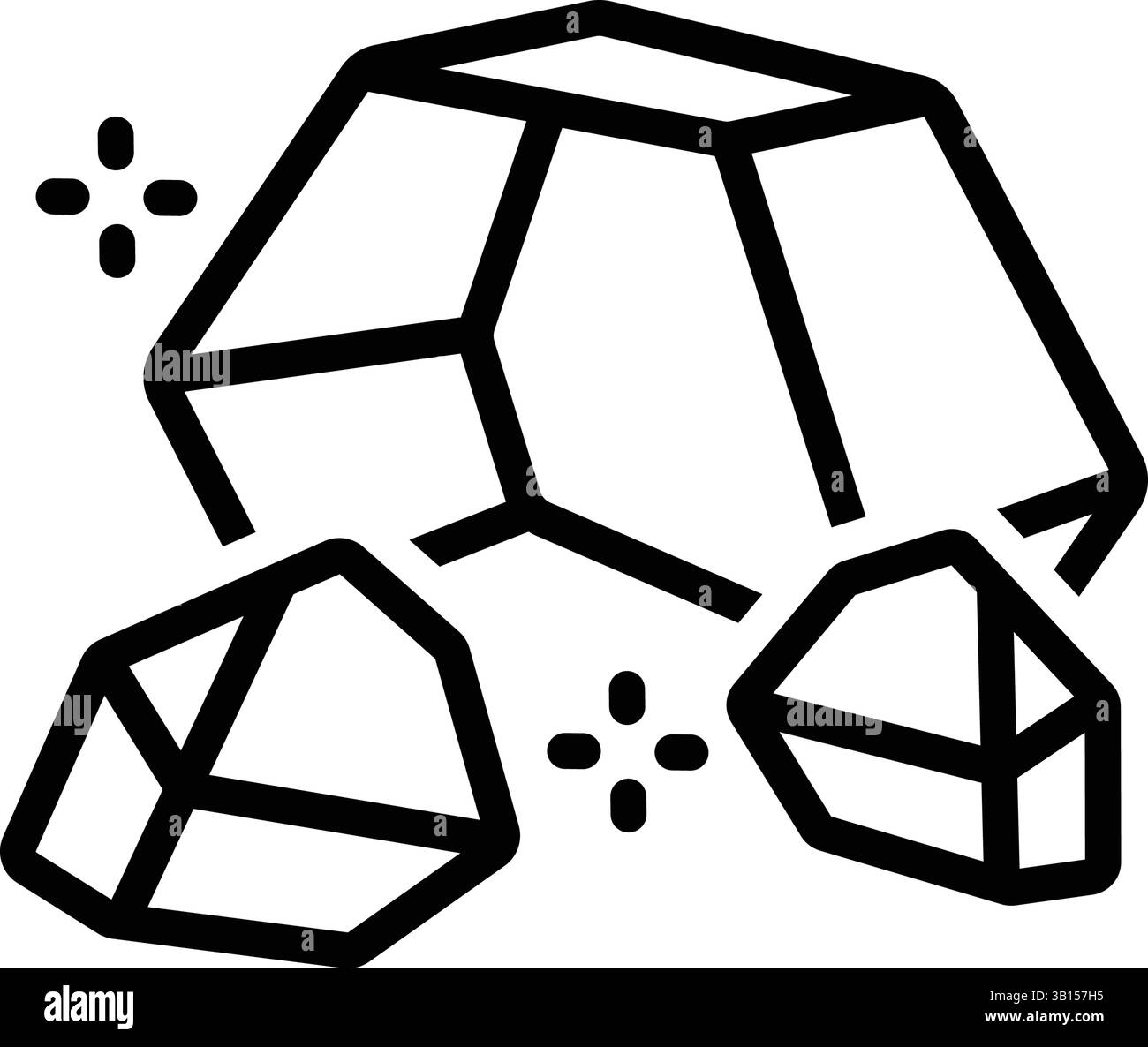 Iron ore mine Stock Vector Images - Alamy