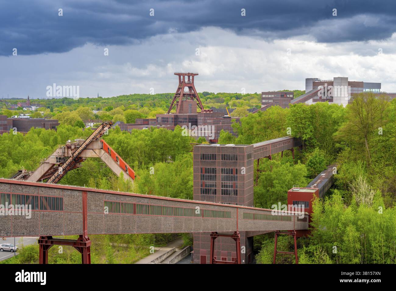 The grounds of the Zollverein Coal Mine Industrial Complex, UNESCO ...