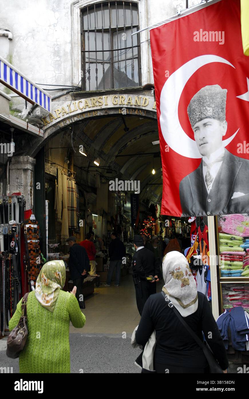 Entrance to the Covered Bazaar, Grand Bazaar, Kapali Carsi, National ...