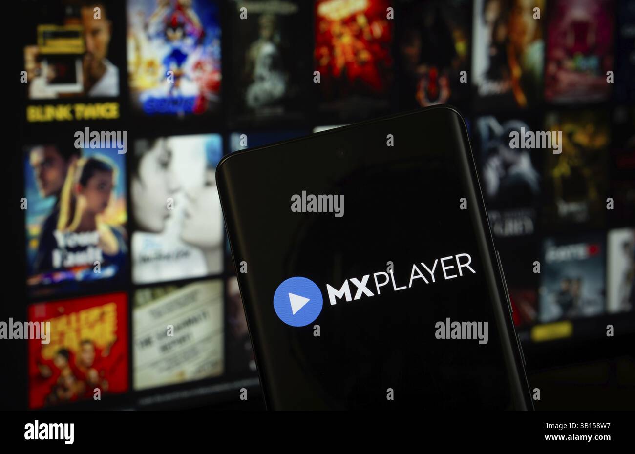 Dhaka, Bangladesh - 17 March 2025: The logo of the mx player is ...