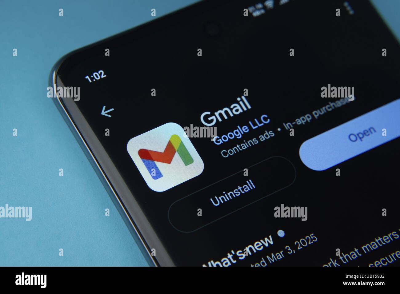 Dhaka, Bangladesh- 16 March 2025: The Gmail from Google Playstore is ...