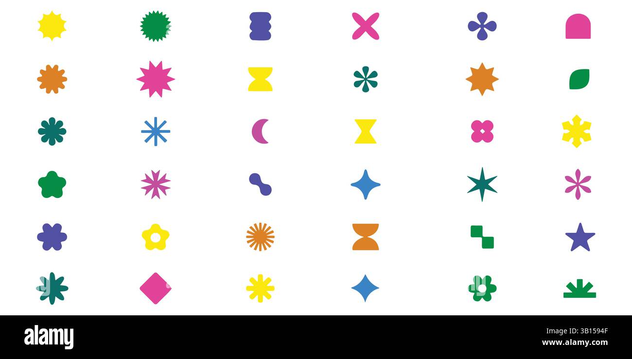 Abstract Organic Blob Shapes in Red and Blue – Modern Minimal 3D Fluid ...