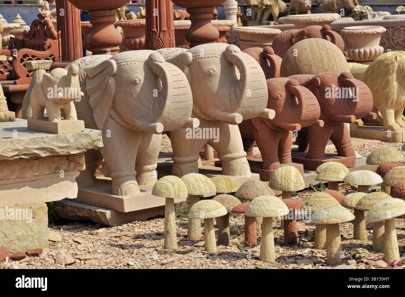 Jaipur, Rajasthan, North India, India, Asia, Traditional stone ...