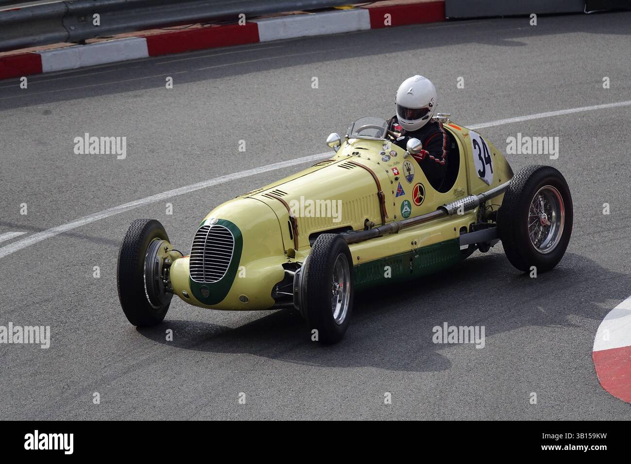 Maserati 6CM from 1938, parade of vintage pre-war racing cars, 11th ...