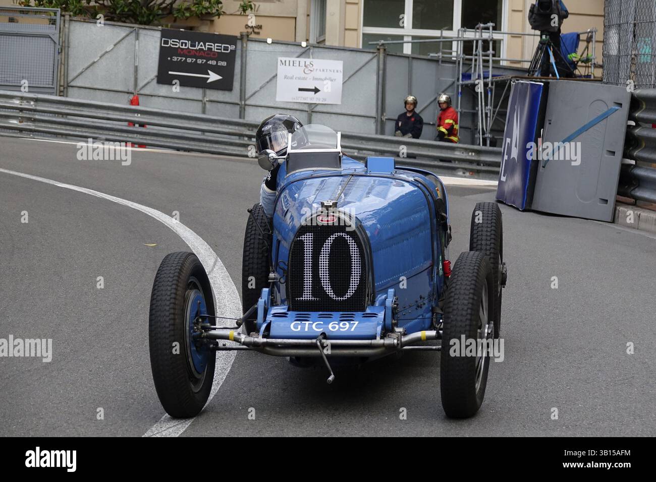 Bugatti 35B from 1929, parade of vintage pre-war racing cars, 11th ...