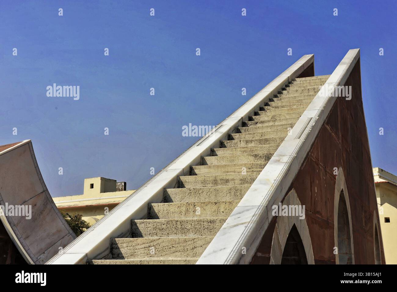 Observatory Jantar Mantar Jaipur, Rajasthan, North India, Steep ...