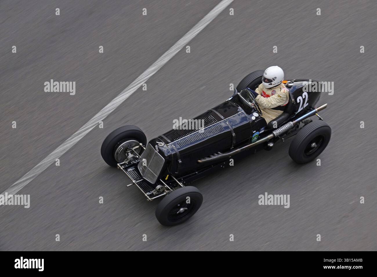 ERA R1B from 1935, parade of vintage pre-war racing cars, 11th Grand ...