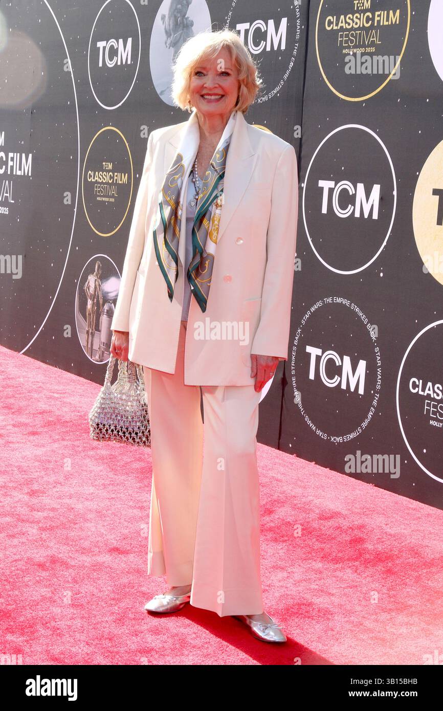 Los Angeles, USA. 24, April, 2025. Pictured left to right, Christine Ebersole at the 2025 TCM ...