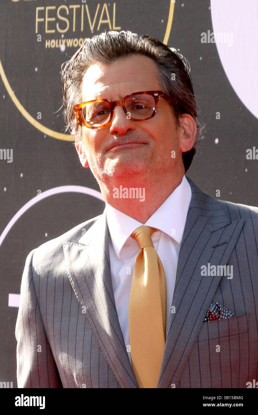 Los Angeles, USA. 24, April, 2025. Pictured left to right, Ben ...