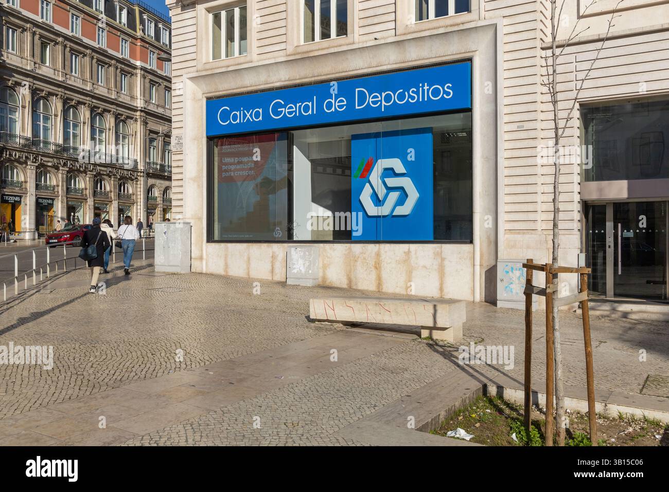 Lisbon, Portugal. 26 February 2025. Caixa Geral de Depositos (CGD) is a ...