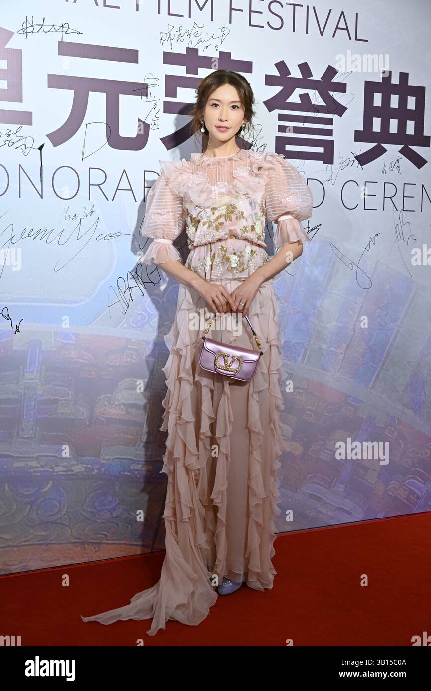 Taiwanese model, actress, singer and television host Lin Chi-ling ...