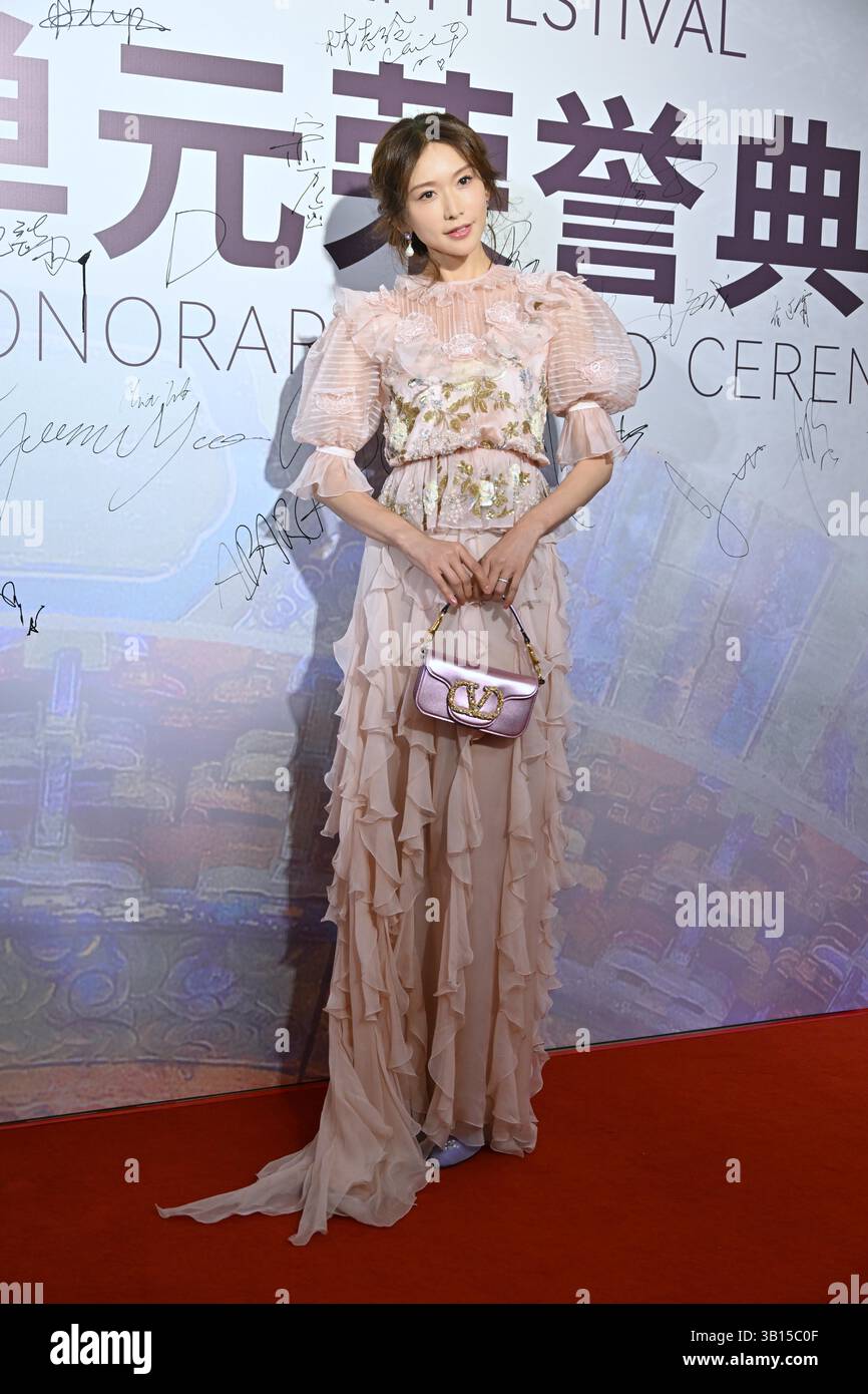 Taiwanese model, actress, singer and television host Lin Chi-ling ...