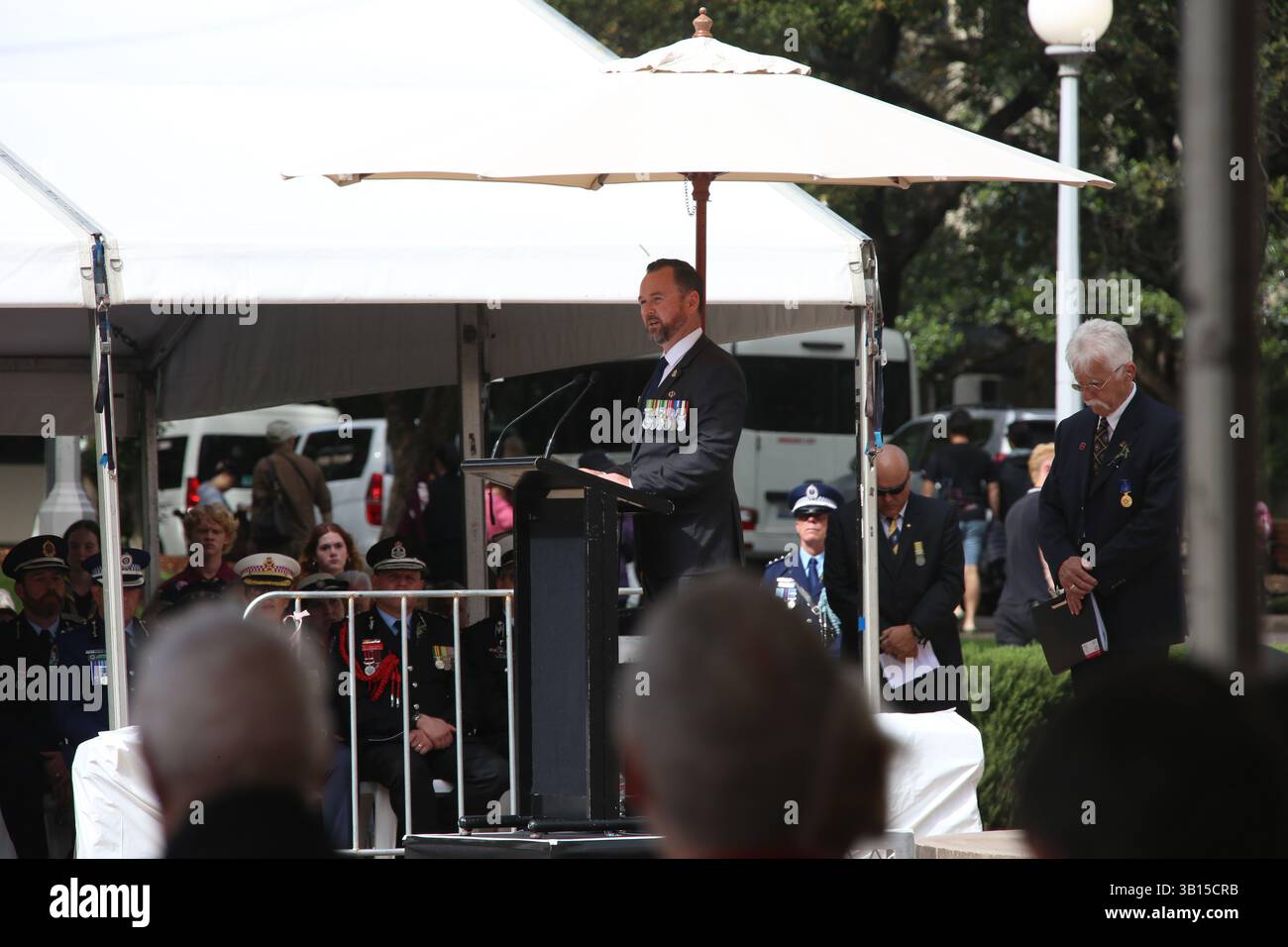 Sydney, Australia. 25th April 2025. The ANZAC Day Commemoration Service ...