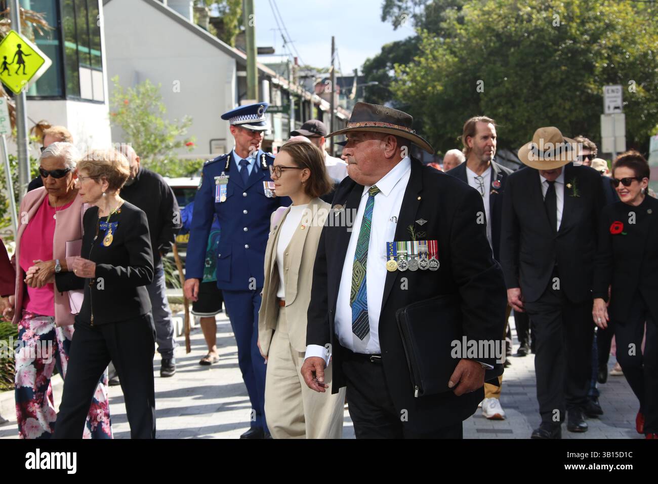 Sydney, Australia. 25th April 2025. The Coloured Digger event and Anzac ...