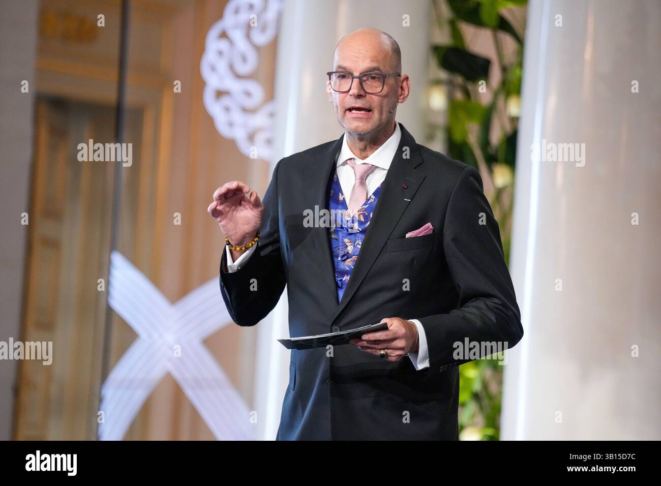 Oslo 20250424. Fosse Prize winner Hinrich Schmidt-Henkel during the ...