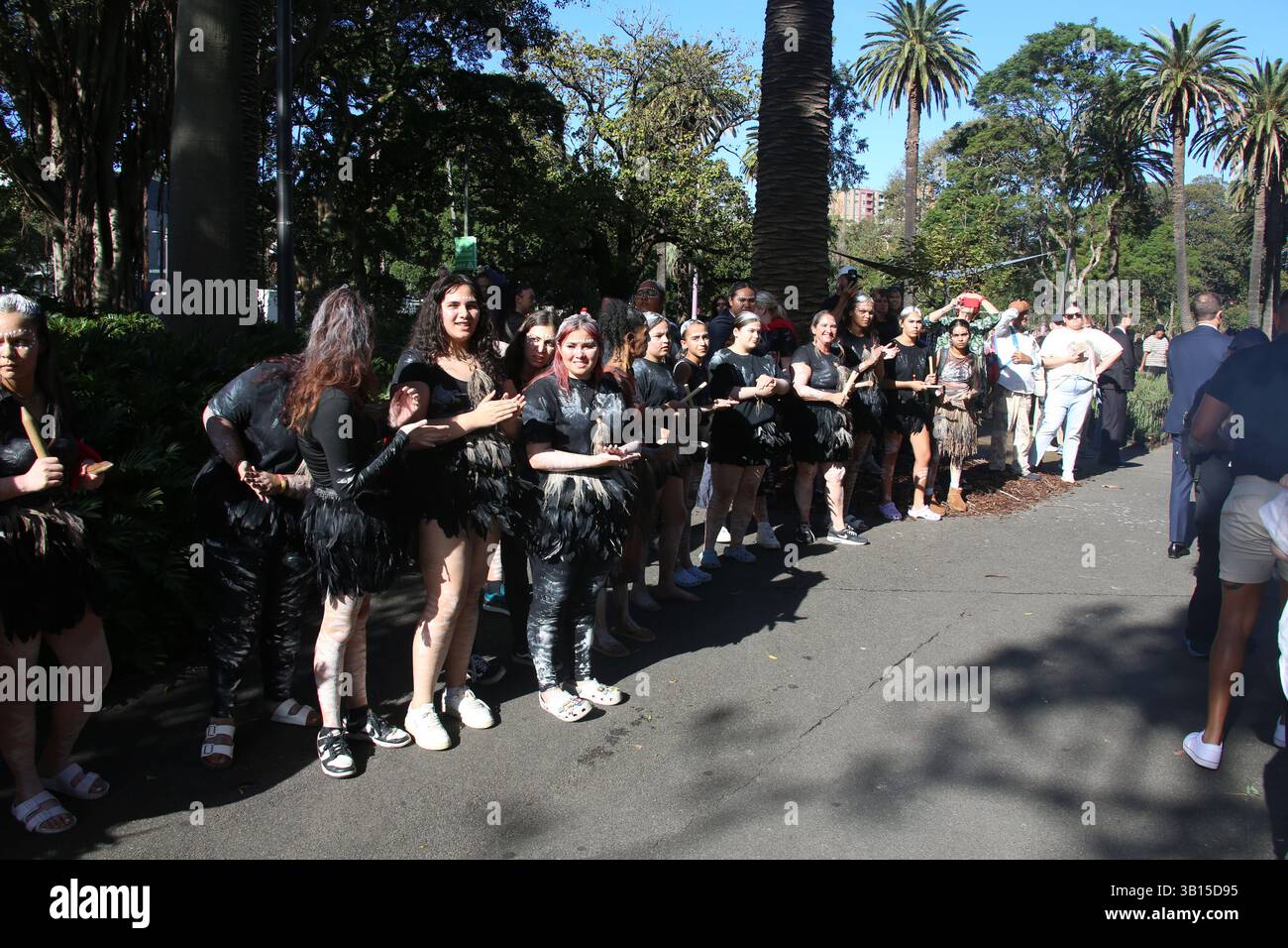Sydney, Australia. 25th April 2025. The Coloured Digger event and Anzac ...