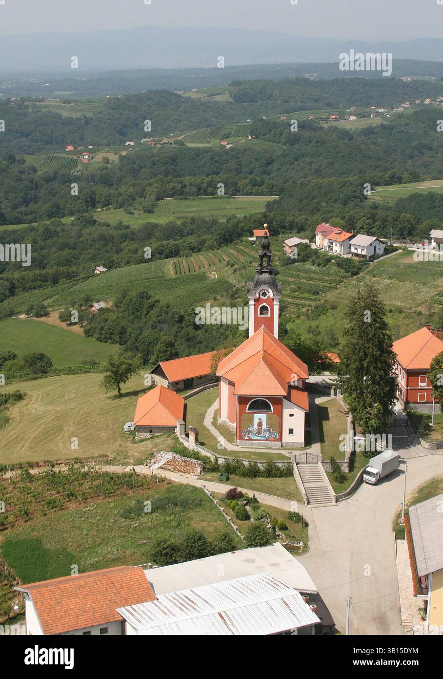 Parish Church of Saint Lawrence of Rome in Vivodina, Croatia Stock ...