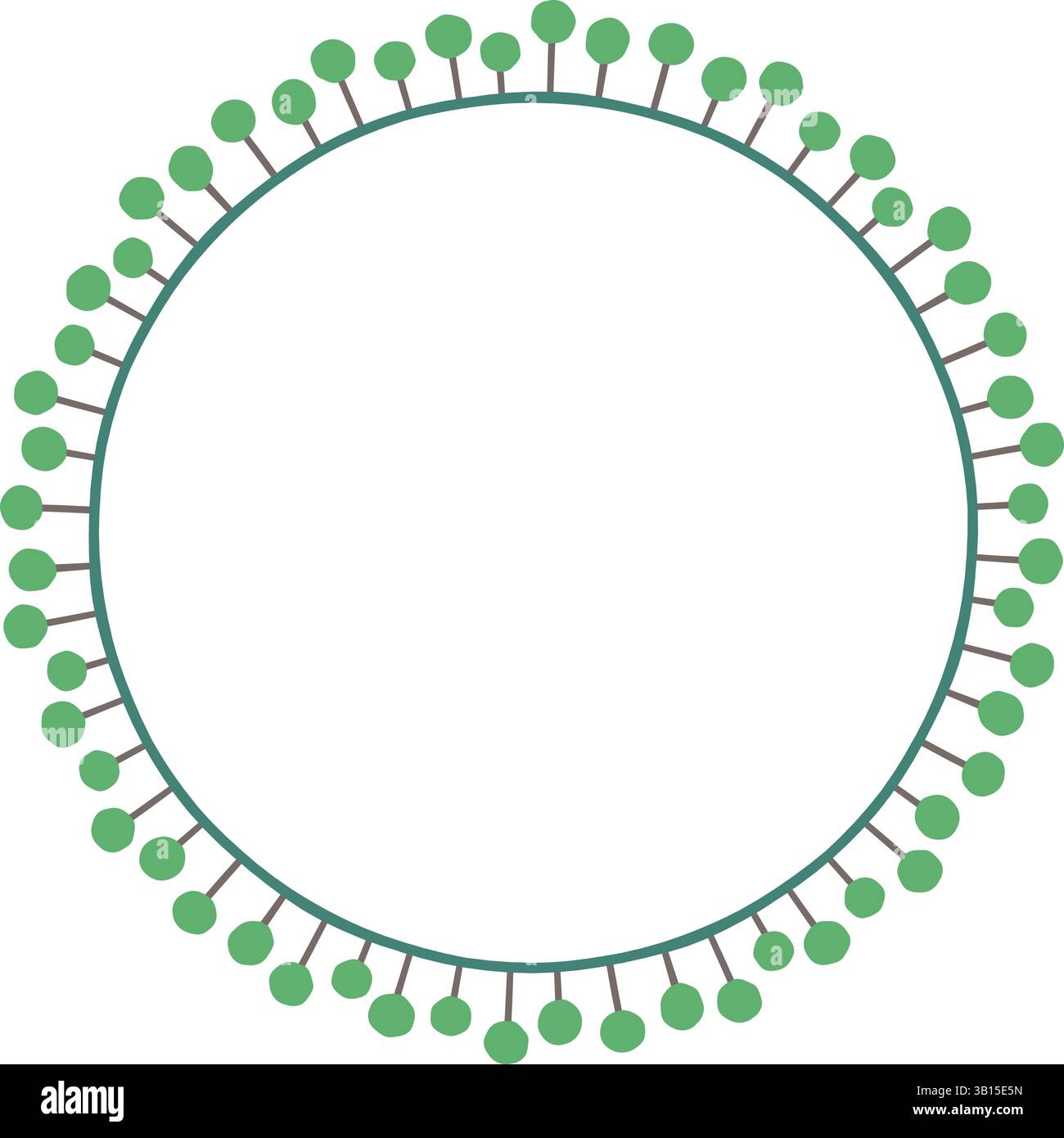 Illustration with schematic trees on a white background creating a ...