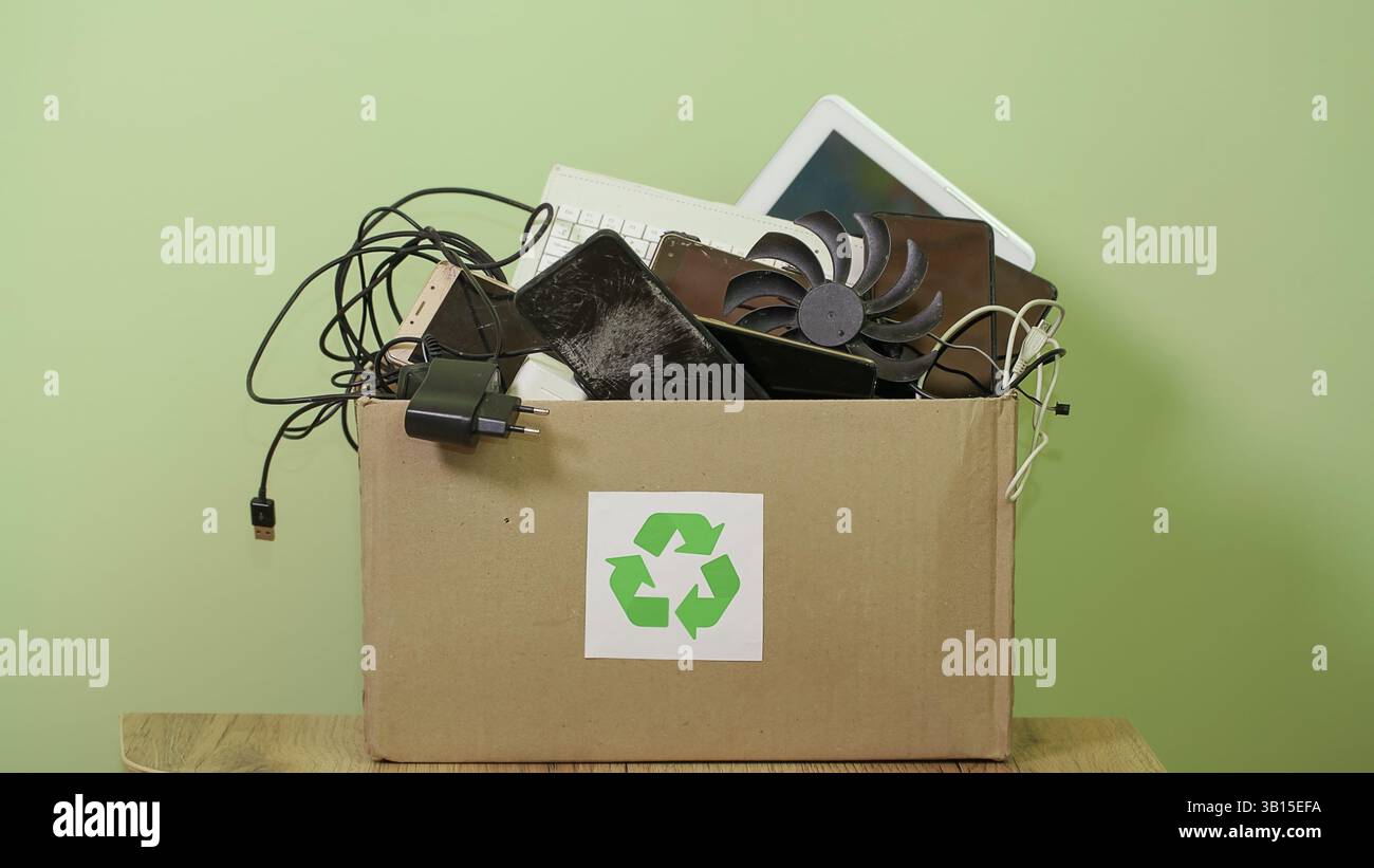Electronic waste recycling, school hi-res stock photography and images ...