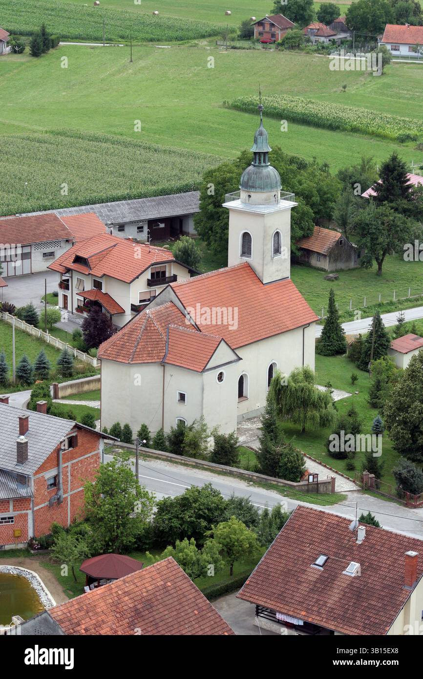 Parish Church of the Holy Trinity in Kraljevec na Sutli, Croatia Stock ...
