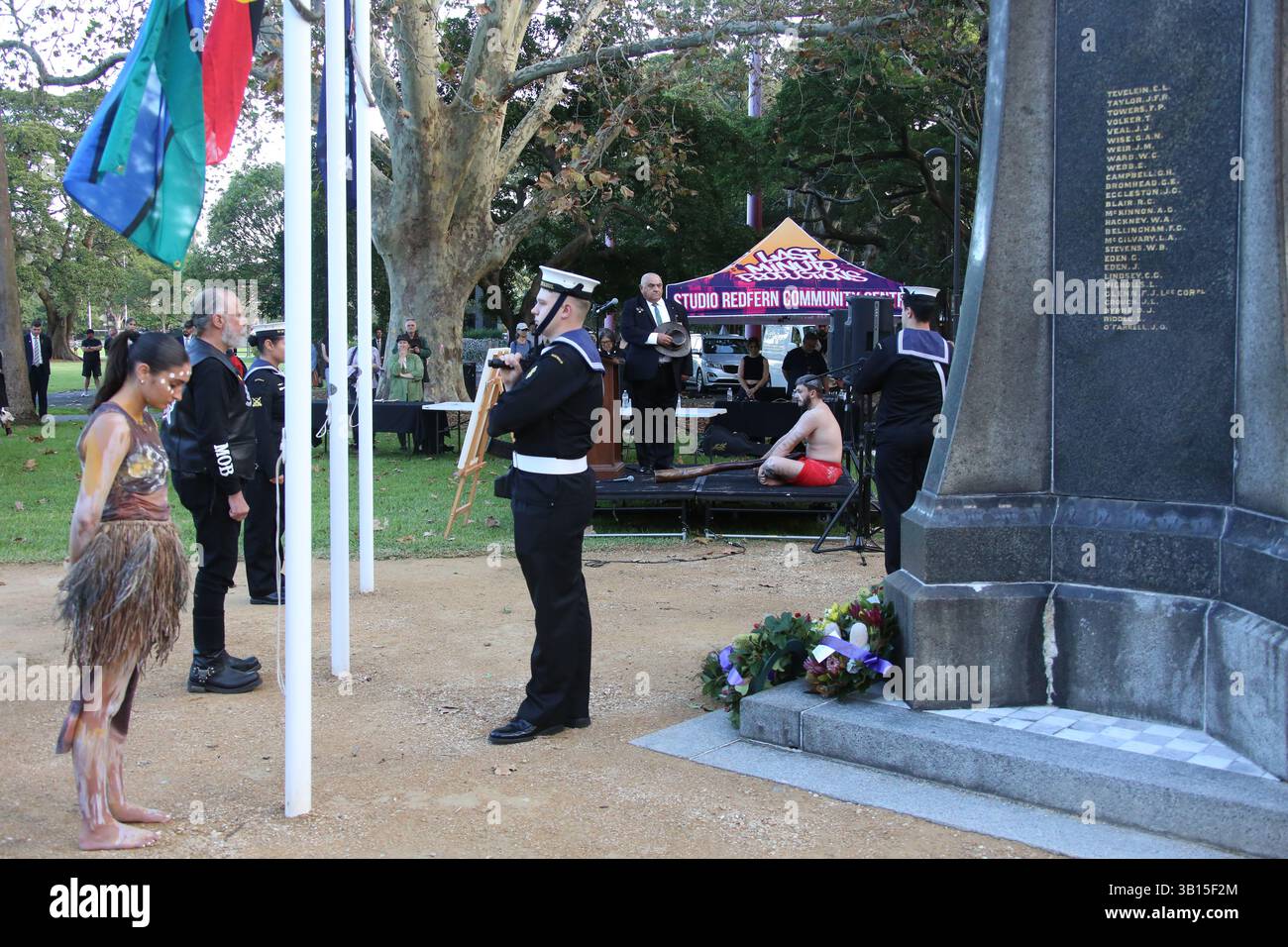 Sydney, Australia. 25th April 2025. The Coloured Digger event and Anzac ...