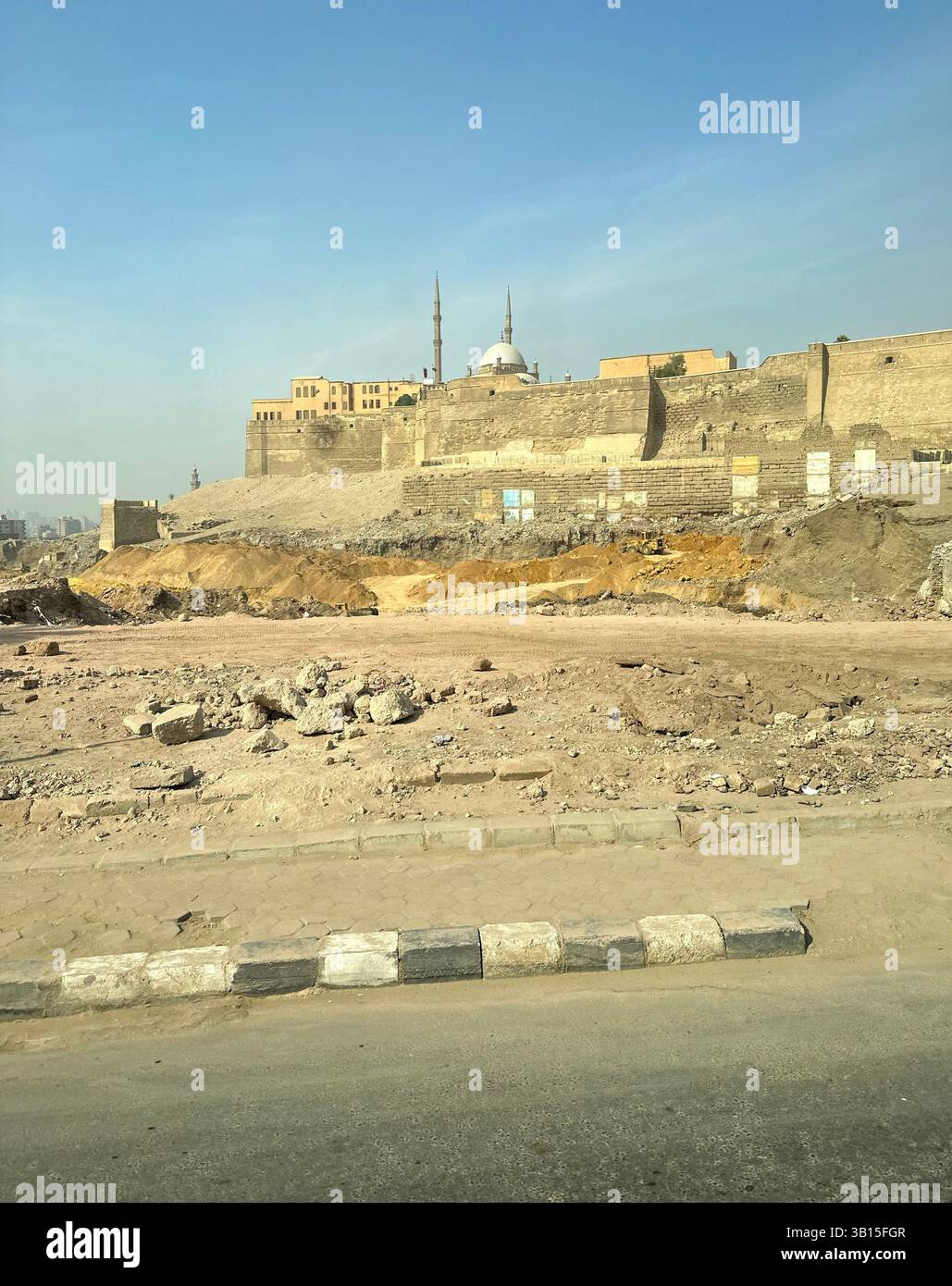 The Mosque of Muhammad Ali (Alabaster Mosque) built on the highest ...