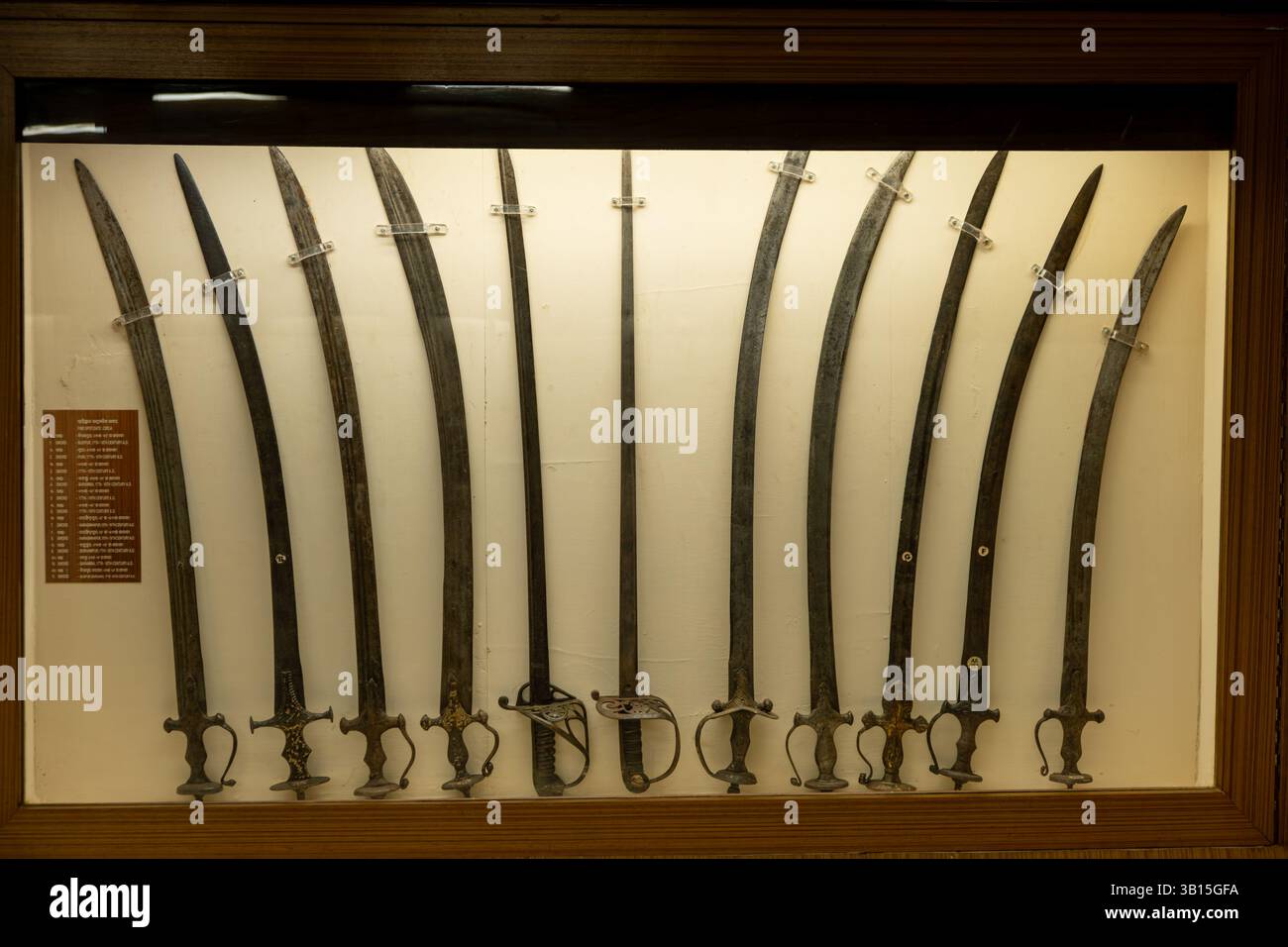 A variety of swords, Battle axes, daggers, knives Stock Photo - Alamy