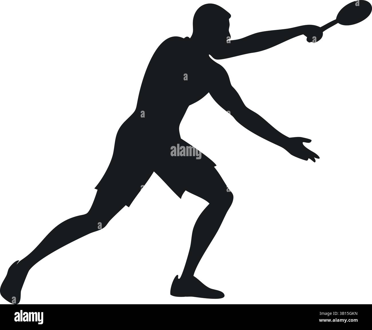 Tennis player man icon animation hi-res stock photography and images ...