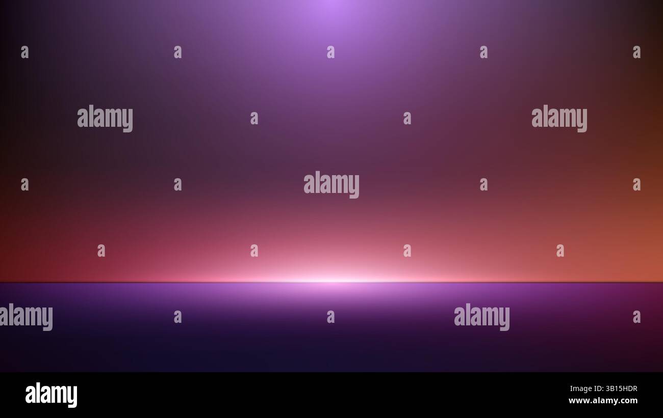 vibrant gradient of deep purple fading into orange, red horizon ...