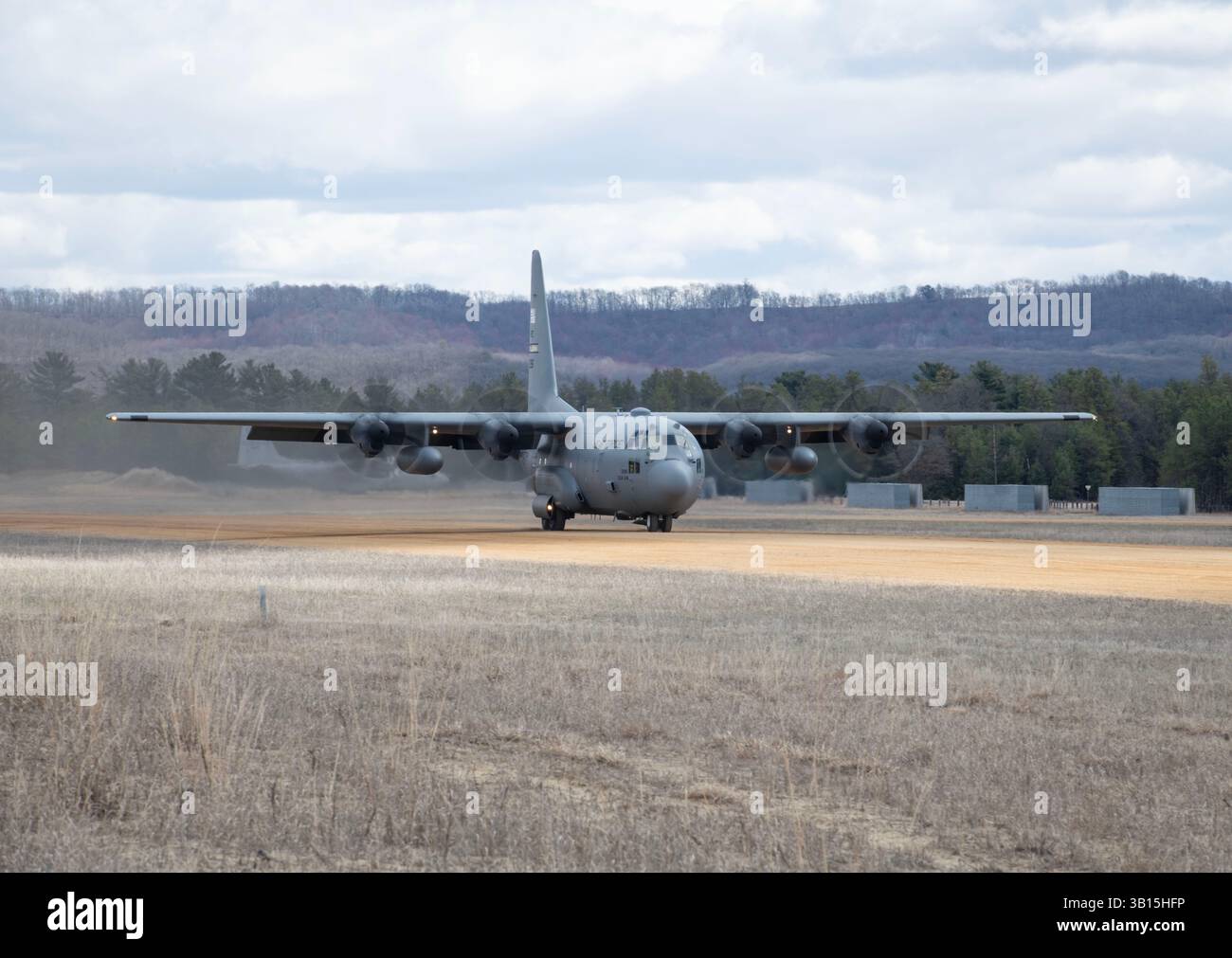 Airmen from the Air Force's 435th Training Squadron (TRS) call in a ...