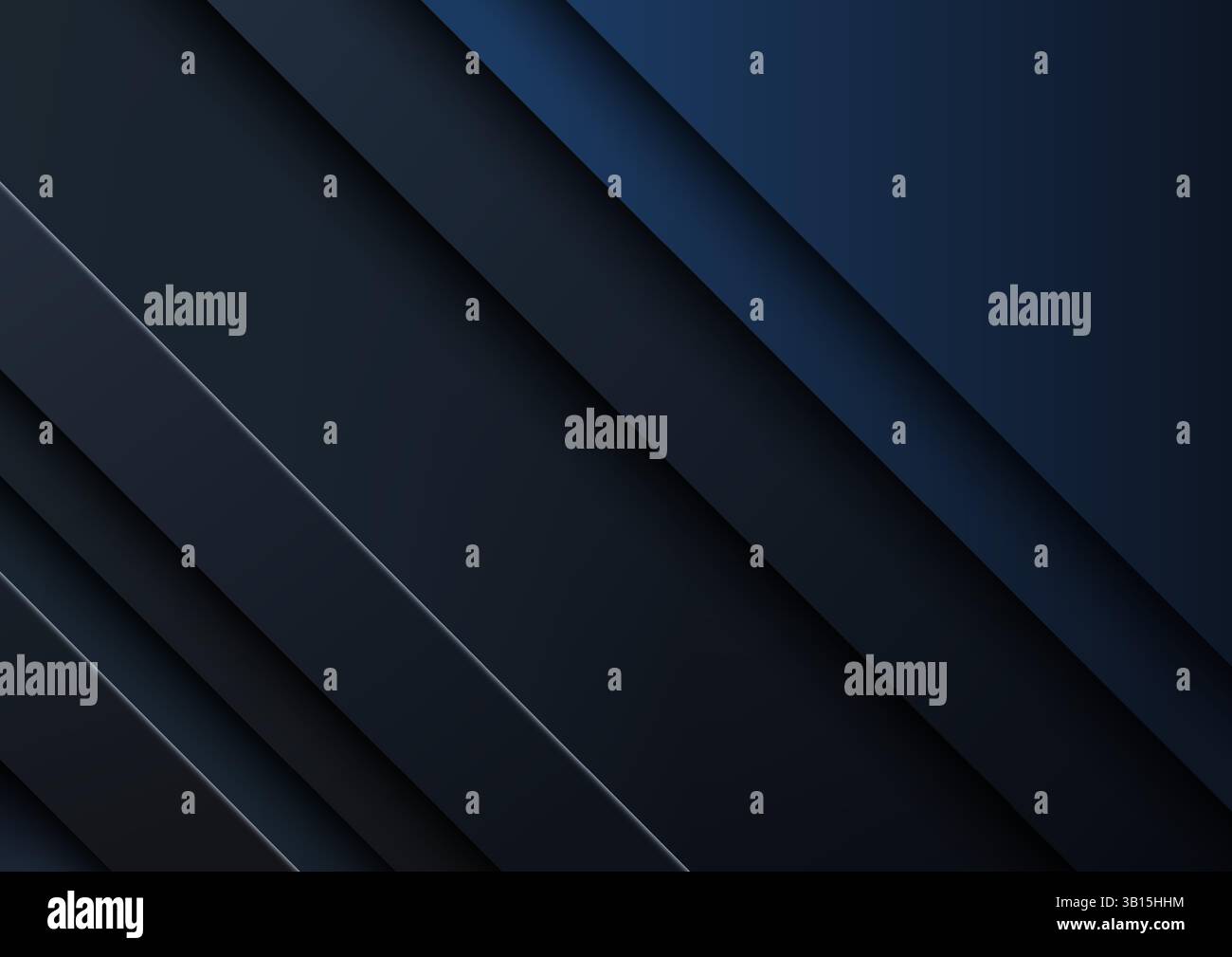 modern abstract background featuring dark blue and black diagonal stripes with overlapping ...