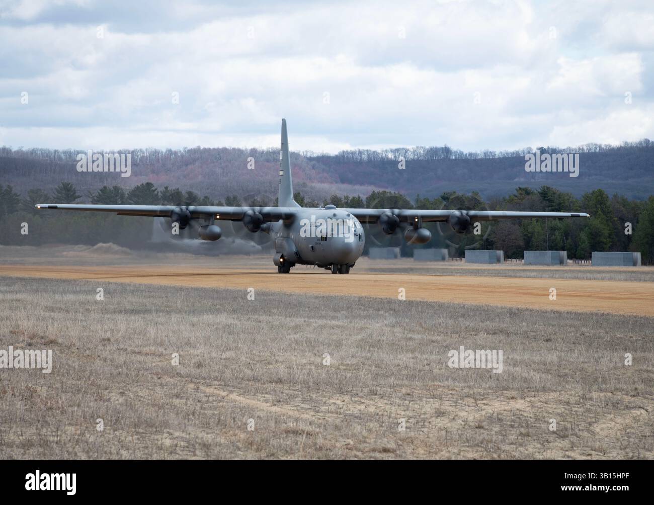 Airmen from the Air Force's 435th Training Squadron (TRS) call in a ...