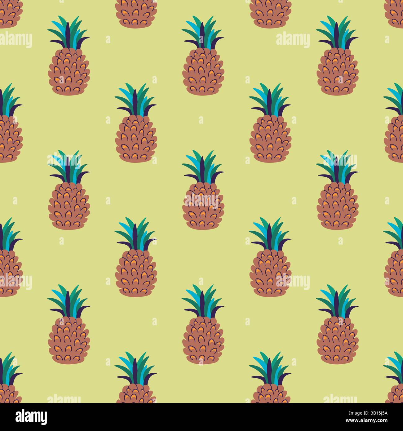 Fruit repeat design Stock Vector Images - Alamy