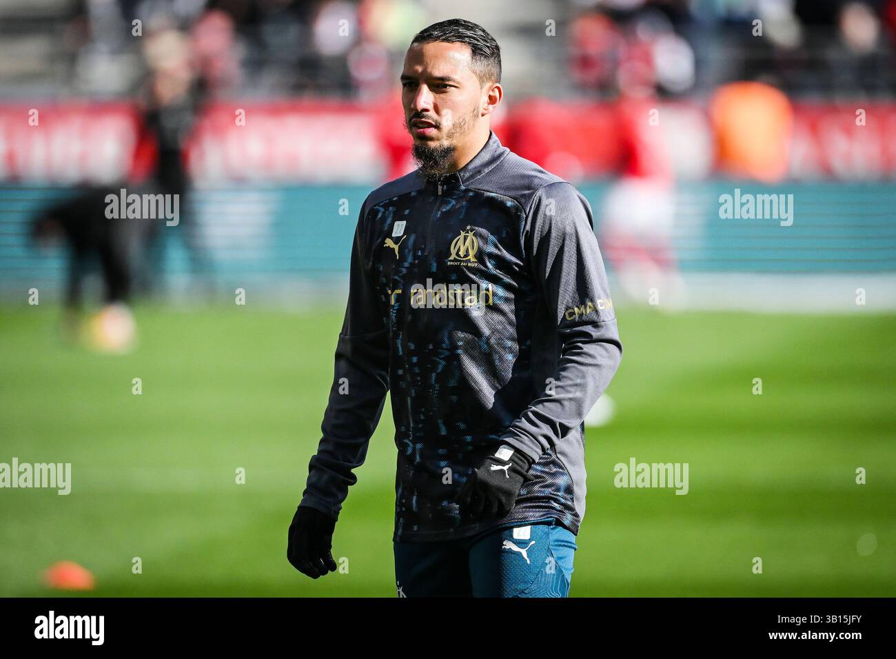 Ismael BENNACER of Marseille during the French championship Ligue 1 ...